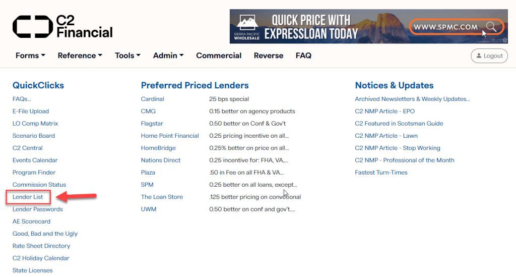 Onboarding - C2 | Swanson Lending